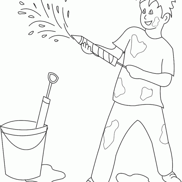 Holi Festival Coloring Pages For Students - Kids Portal For Parents