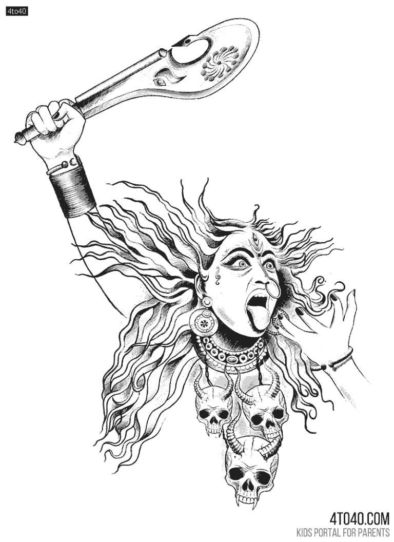 Kali is a Hindu goddess of death, time, and doomsday – Kids Portal For ...